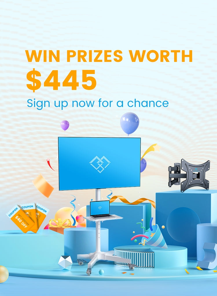 Sign up now for a chance to win prizes worth $445